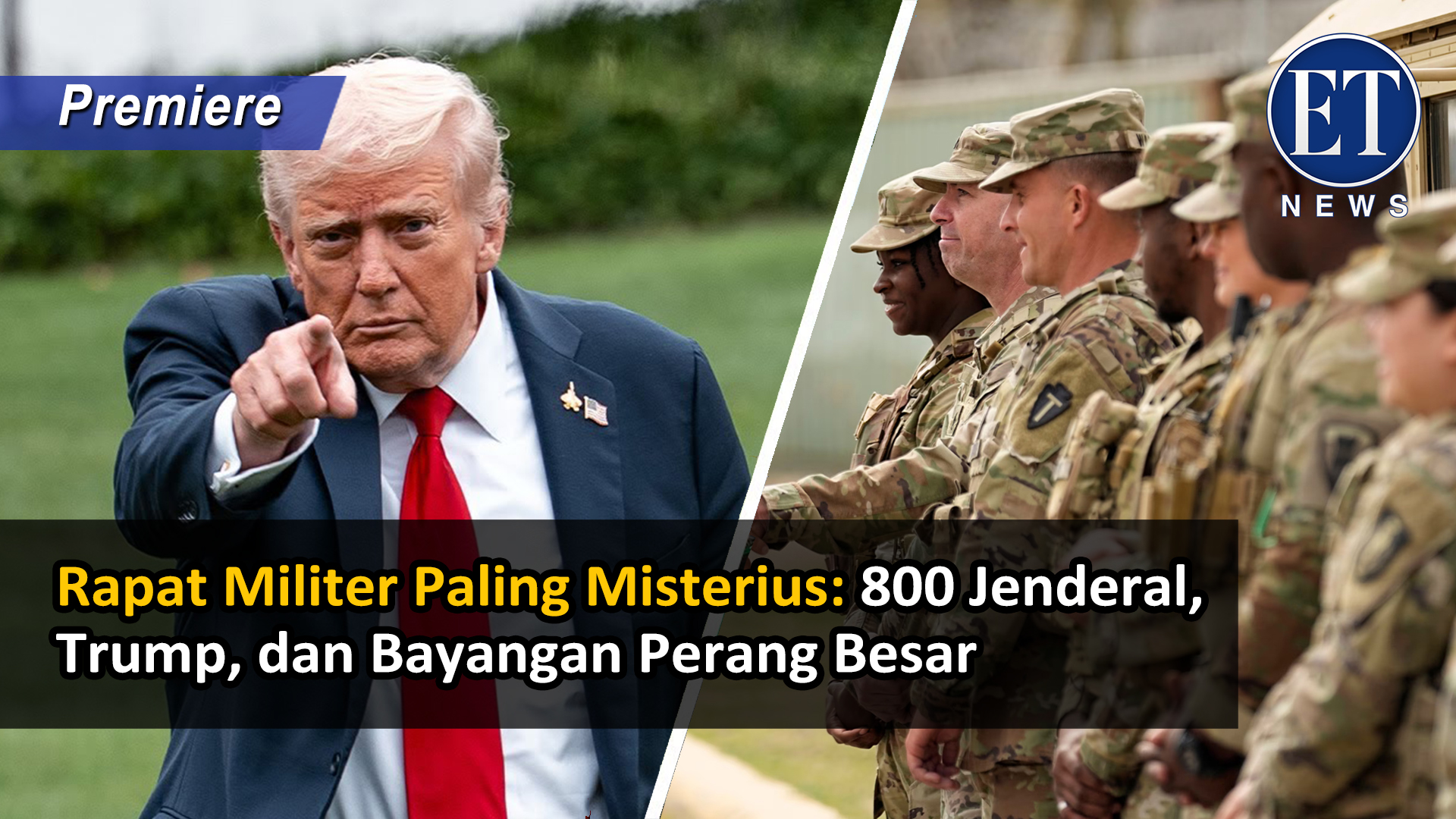 Rapat Militer Paling Misterius 800 Jenderal, Trump, dan Bayangan Perang ...